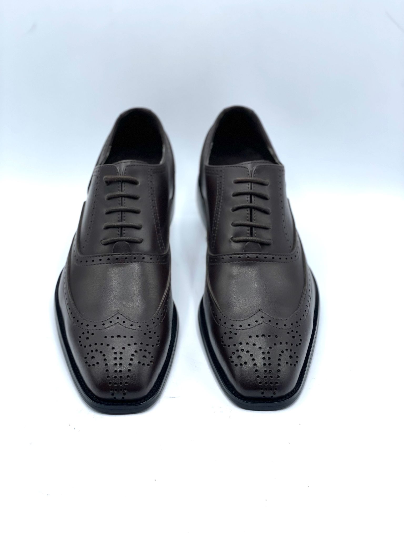 Men's Formal Massimo Dutti Lace-up Shoe (Brown)